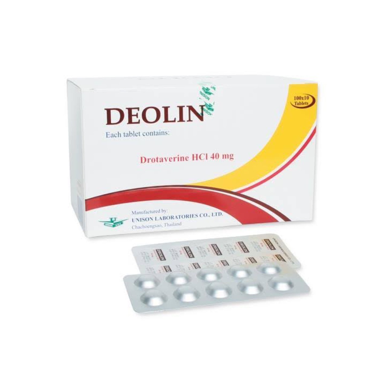 DEOLIN 40MG.100×10’S. – ร้านขายยาใจดีเภสัช